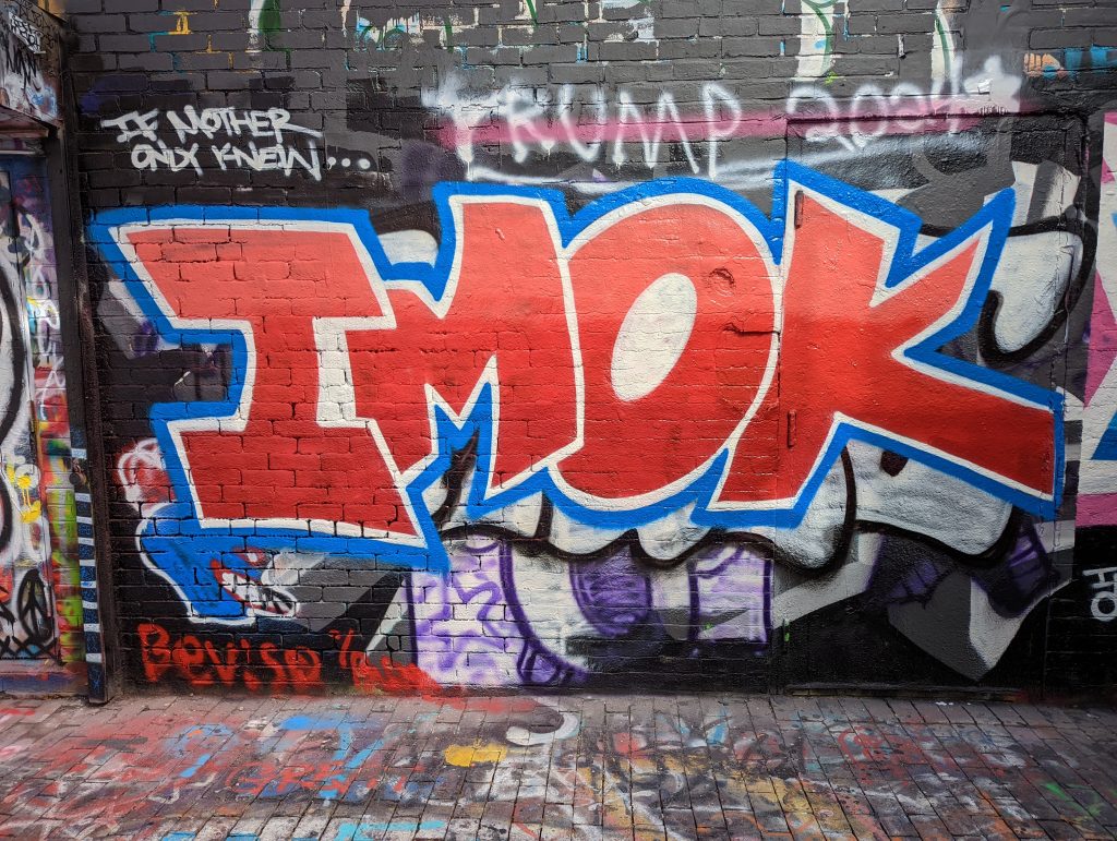 React 2022 #4 IMOK Graffiti Alley Cambridge – Rob Larsen's DrunkenFist.com